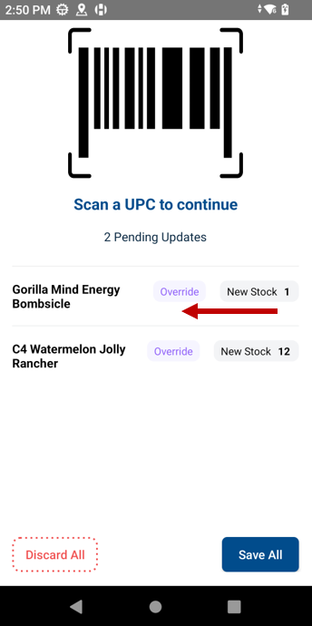 HSTA-209 WiFi - Receive Shipments