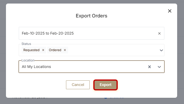 Purchase Orders